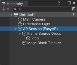 从零创建可运行的工程 — EasyAR Mega 文档